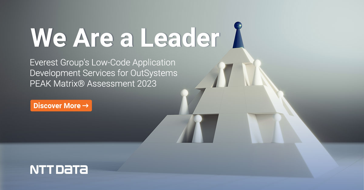 Were A Leader In Low Code Application Development Ntt Data