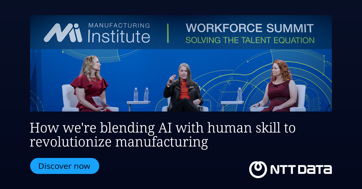AI in manufacturing Balancing innovation and workforce readiness | NTT DATA