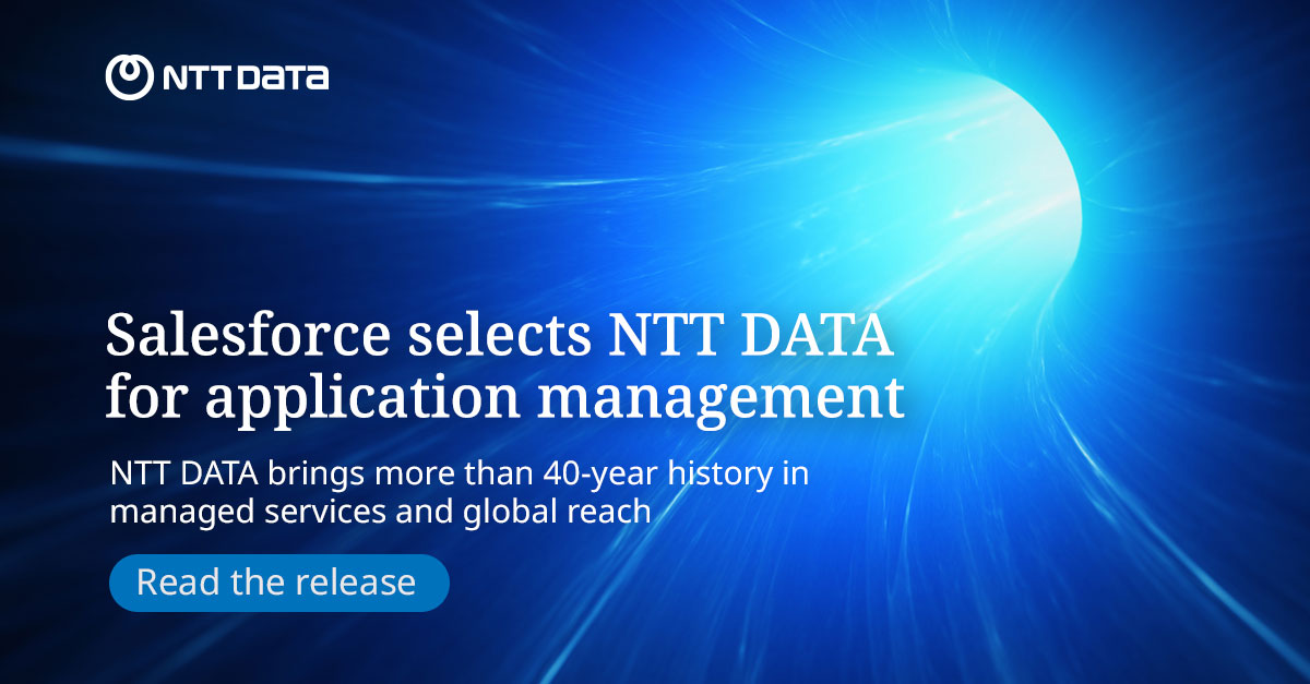 NTT DATA to Provide Digital Transformation Services for Salesforce | NTT DATA