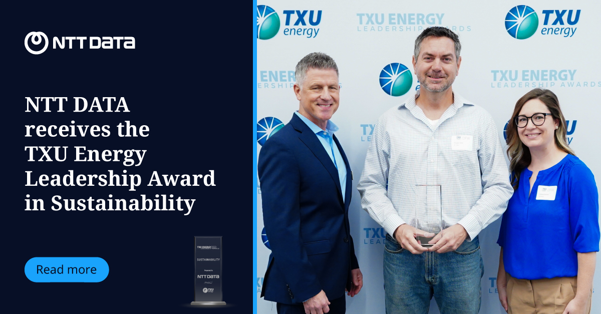 NTT DATA Named Leader in Sustainability by TXU Energy | NTT DATA